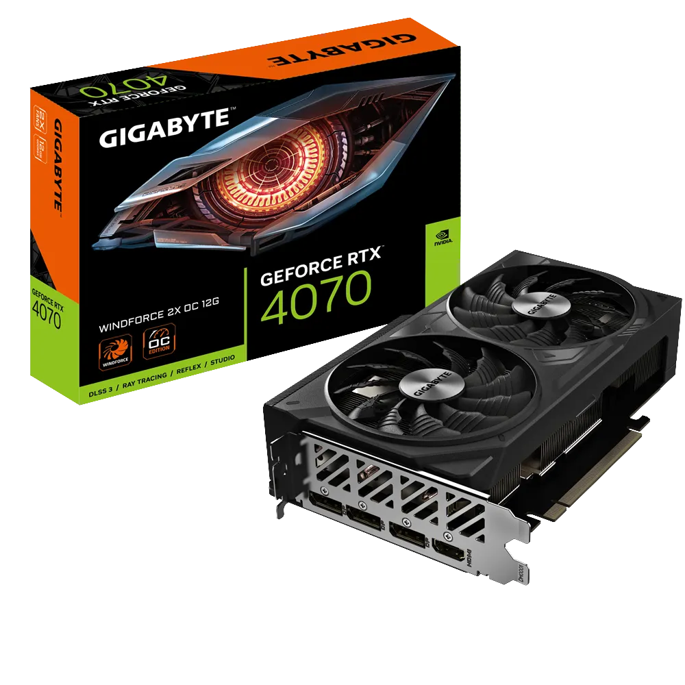GIGABYTE RTX 4070 WINDFORCE 2X OC 12GB (Pre-owned)